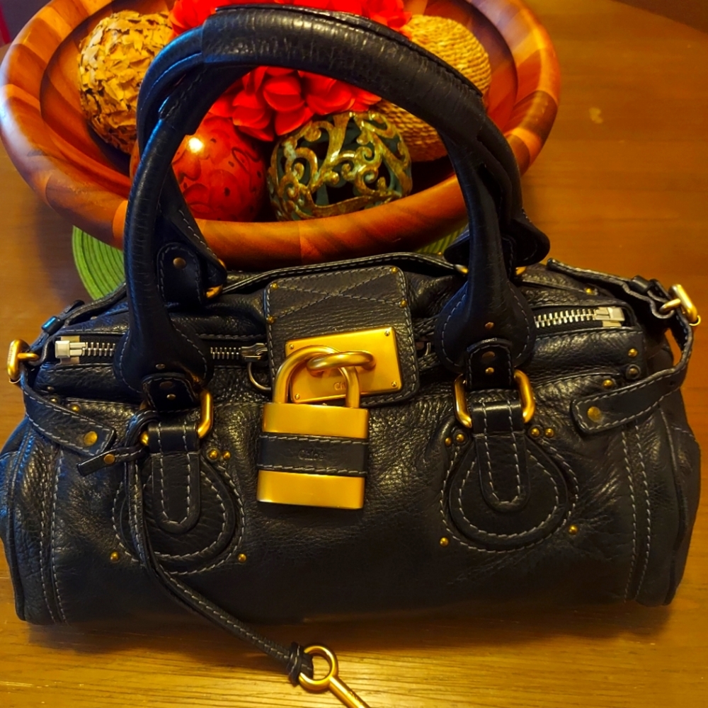 Authentic Chlo Paddington Bag With Matching Wallet Bl… - Gem
